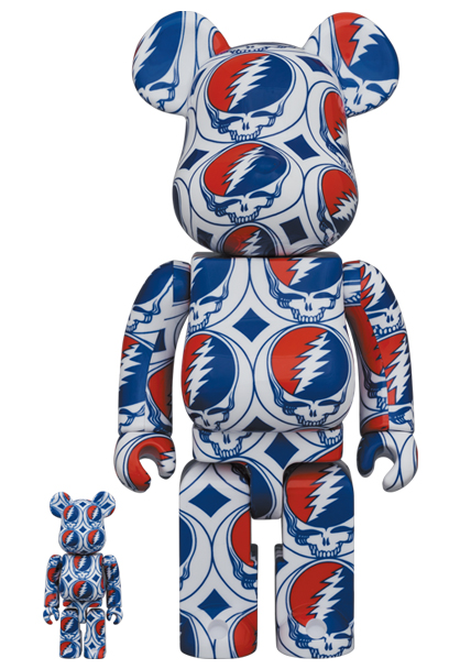 Medicom Toy Be Rbrick Grateful Dead 100% And 400% Steal Your Face