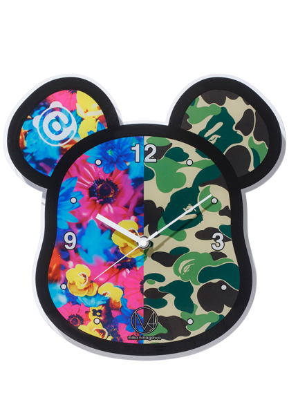 MEDICOM TOY - BAPE MN BE@R WALL CLOCK
