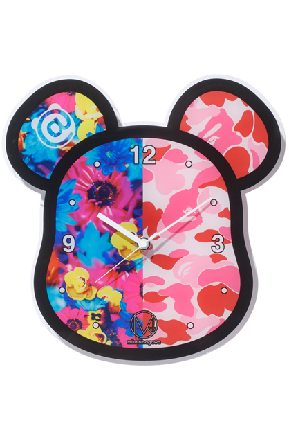 MEDICOM TOY - BAPE MN BE@R WALL CLOCK